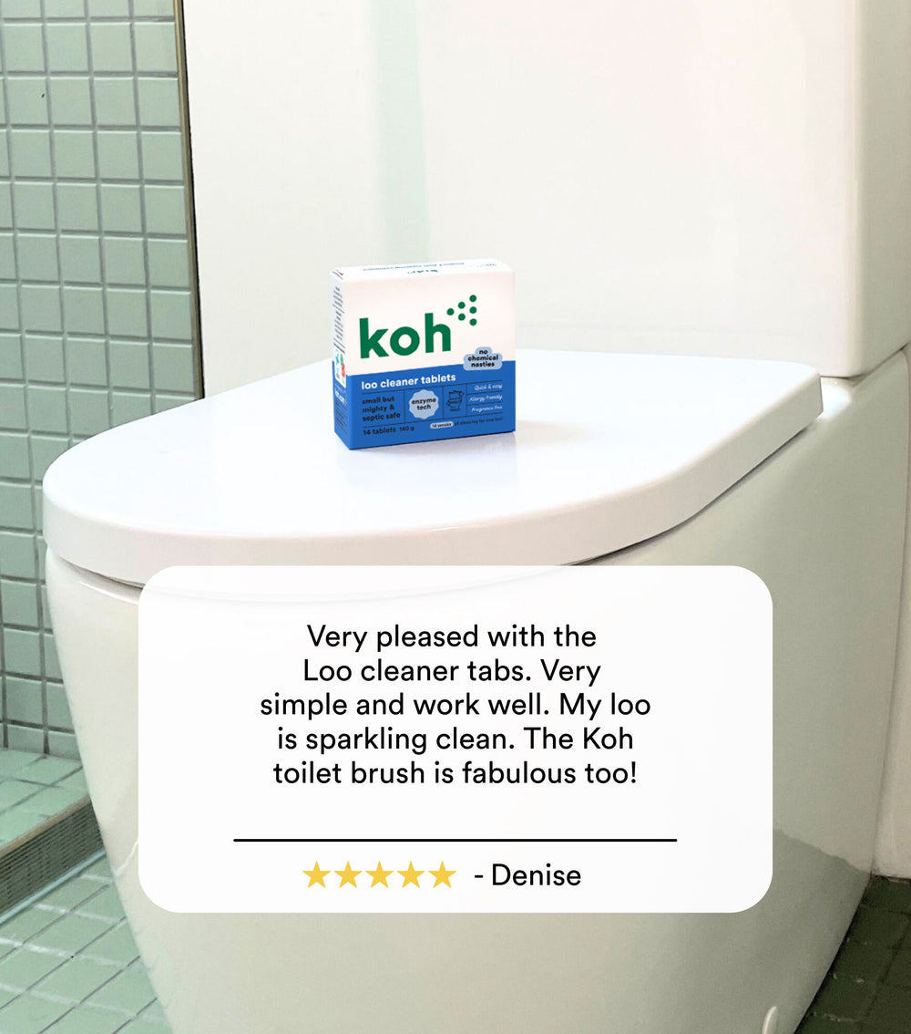 Loo Cleaner Tablets | Toilet Foaming Bombs | Koh